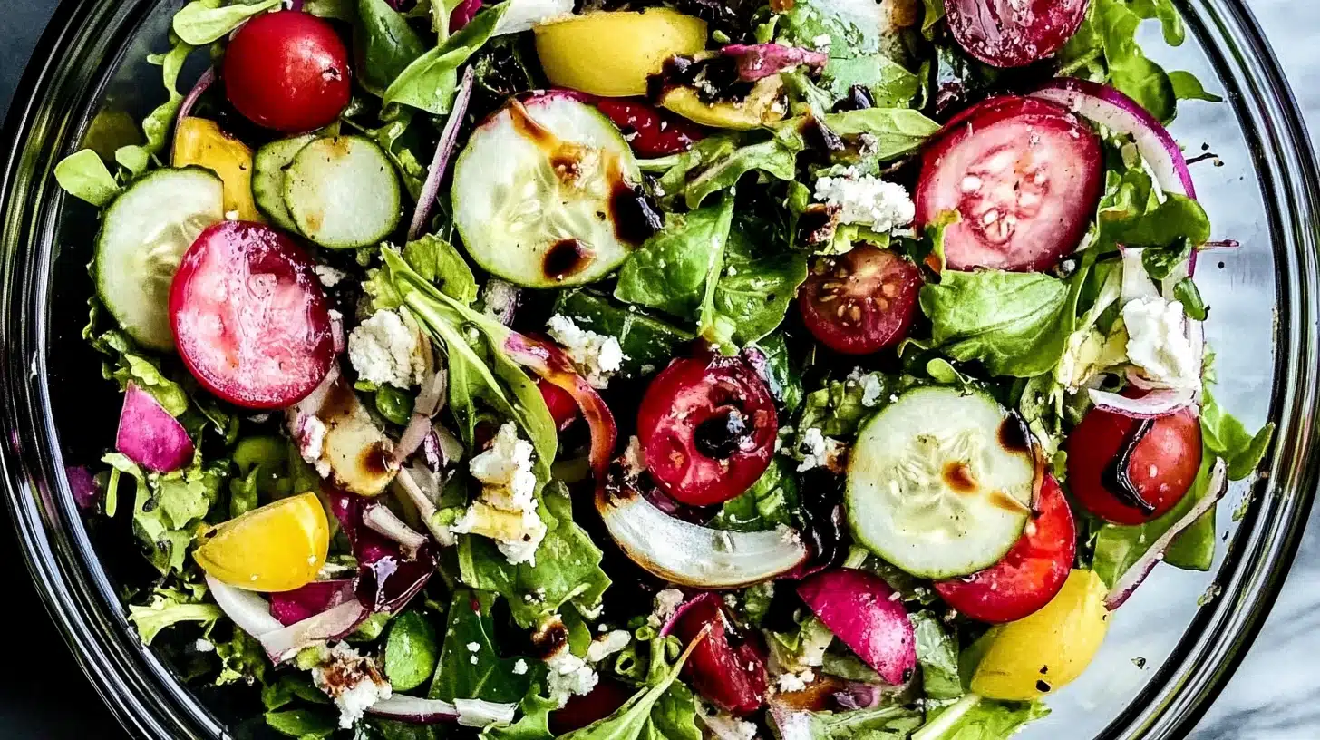 Spring Mix Salad with Balsamic Honey Dressing: Fresh Flavor Explosion ...